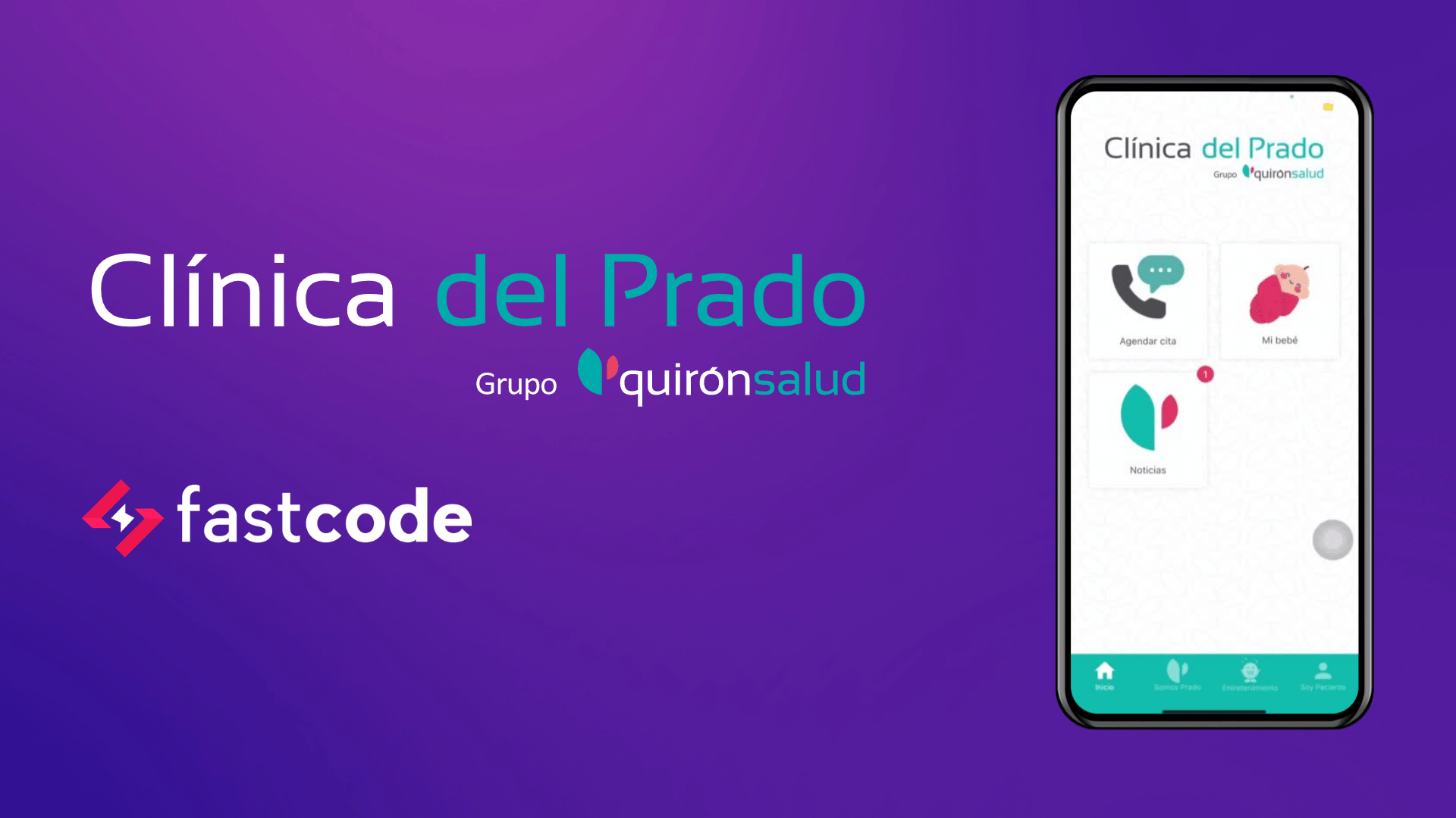 Caso de éxito: Desarrollo de App móvil Clinica del Prado Medellin - Fastcode